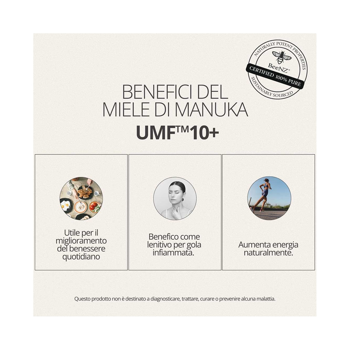 Miele di Manuka Beenz UMF 10+ 355+ MGO